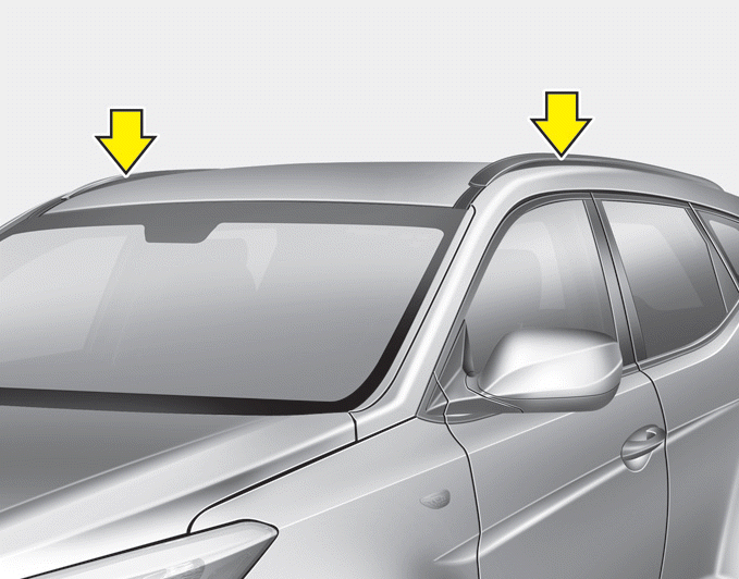 Hyundai Santa Fe >> Roof rack - Exterior features - Features of your ...